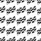Checkered Racing Flag, Black and White Seamless Pattern, Vector ...