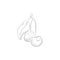 Cherry Stem Outline Stock Illustrations – 1,426 Cherry Stem Outline ...