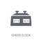 Chess Clock Icon. Trendy Chess Clock Logo Concept on White Backg Stock ...
