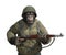 Chimp Soldier on white stock illustration. Illustration of animal ...