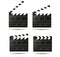 Clap Movie Board Vector Clapper Stock Vector - Illustration of clap ...