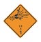 Class 1 Explosives Symbol, Division 1.3 Stock Illustration ...