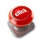 Click red button stock illustration. Illustration of render - 11598410