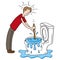 Clogged Drain Cartoon Stock Illustrations – 215 Clogged Drain Cartoon ...