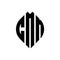 CMM Circle Letter Logo Design with Circle and Ellipse Shape. CMM ...