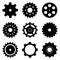 Cog Wheel Set stock vector. Illustration of industry - 24447739