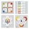 Collection of 4 Design Template/graphic Layout. Vector. Stock Vector ...
