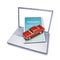 Computer Online Car Insurance Stock Image - Image of insurance, owner ...