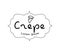 Crepe Logo Design stock vector. Illustration of baked - 81260370