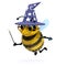 3d Wizard bee stock illustration. Illustration of character - 38773586