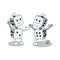 Dancing Dice Cartoon Vector Illustration Stock Illustration ...