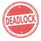 Deadlock sign or stamp stock vector. Illustration of predicament ...