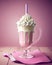 Delicious Milkshake stock illustration. Illustration of cake - 295076510