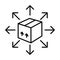 Distribution Box Icon, Vector Illustration Stock Vector - Illustration ...