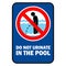 Do Not Urinate in the Pool No in the Swimming Pool No Urinating with ...