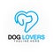 Dog Lovers Logo Design Vector Template Stock Vector - Illustration of ...