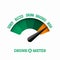 Drunk-O-Meter stock vector. Illustration of drunkometer - 87958327