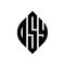 DSY Circle Letter Logo Design with Circle and Ellipse Shape. DSY ...