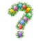 Easter question mark stock vector. Illustration of nature - 4568563