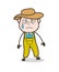 Effortless Cartoon Farmer Character Face Expression Stock Illustration ...