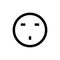 Clueless Emoticon Line Icon Stock Illustration - Illustration of ...
