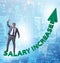 Employee in Salary Increase Concept Stock Photo - Image of income ...