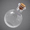 Empty Glass Bottle. Elixir, Potion or Chemistry Concept. Full ...