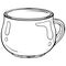 Mug Coloring Page Stock Illustrations – 1,253 Mug Coloring Page Stock ...