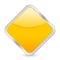 Empty yellow square icon stock vector. Illustration of rounded - 6170050