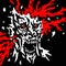Exploded Zombie Head with Splashes of Blood and Skull Splinters. Vector ...