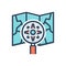 Color Illustration Icon for Exploring, Navigation and Nautical Stock ...