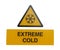 Extreme cold warning sign stock image. Image of extreme - 1037799