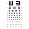 Eye Test Chart Vector. E Chart. Vision Exam. Optometrist Check. Medical ...