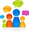 Family dialog stock vector. Illustration of icon, diversity - 14749766