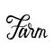 Farm lettering text stock vector. Illustration of banner - 99207162