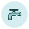 Farm tap, icon stock vector. Illustration of background - 259400330