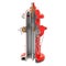 Fire Hydrant Cutaway, 3D Rendering Stock Illustration - Illustration of ...