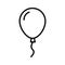 Floating Balloon Icon Pictogram Stock Vector - Illustration of isolated ...