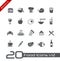 Food Icons - Set 1 of 2 // Basics Stock Vector - Illustration of carrot ...