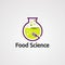 Food Science Lab Logo Vector, Icon, Element, and Template for Company ...