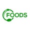 Foods vector logo or icon, stock vector. Illustration of silhouette ...