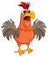 Freaking Out Chicken stock vector. Illustration of isolated - 285119025