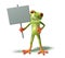 Frog : insert your text stock illustration. Illustration of slimy - 3170357
