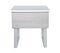Front View of Modern Nightstand Stock Image - Image of minimalism ...