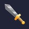 Game UI Asset. Gaming User Interface Sword Icon Stock Vector ...