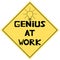 Genius at Work stock illustration. Illustration of alternative - 7515097