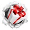 Gift Present Ripping through Background Stock Vector - Illustration of ...