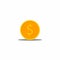 Gold Coin Shadow Icon Vector Isolated Stock Vector - Illustration of ...