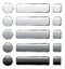 Gray web buttons long stock vector. Illustration of glossy - 9792497