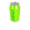 Green can full of energy stock illustration. Illustration of beverage ...